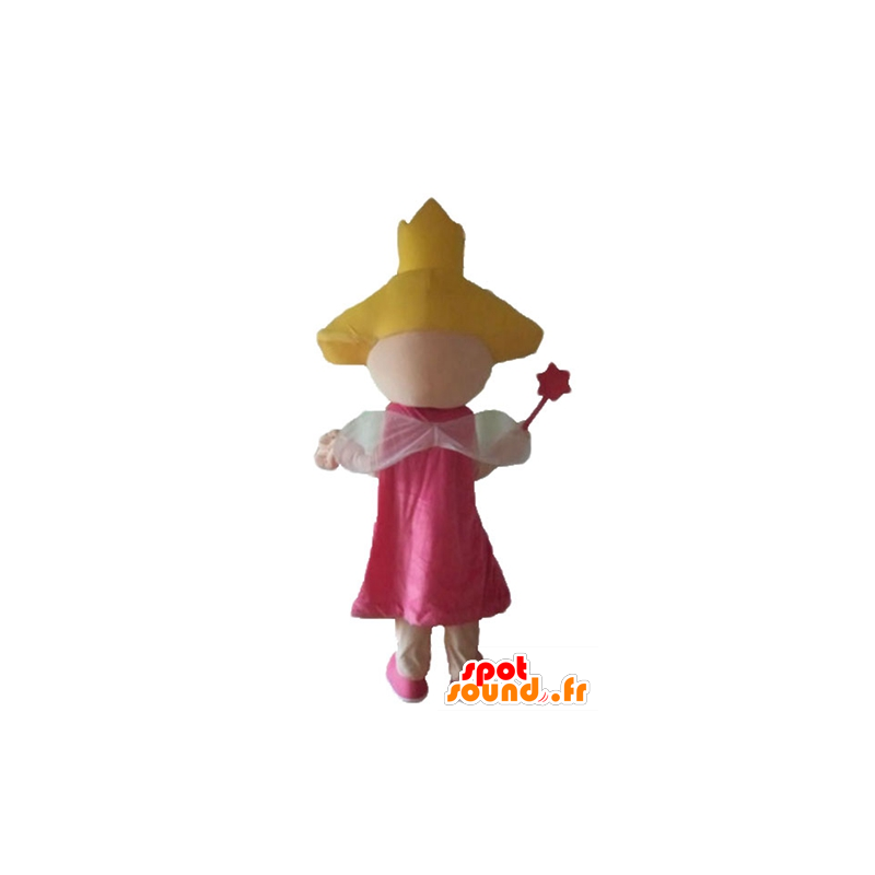 Purchase Fairy Mascot, princess in pink dress with wings in Mascots fairy
