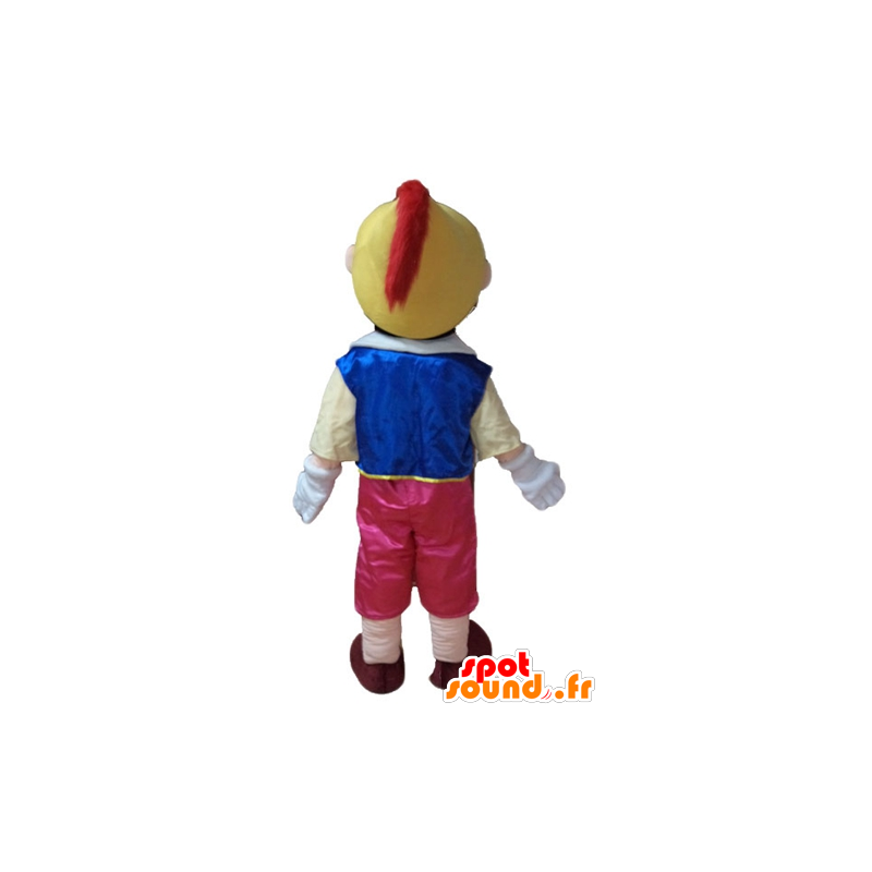 Maskotka Pinokia, słynna postać z kreskówki w maskotki Pinokio