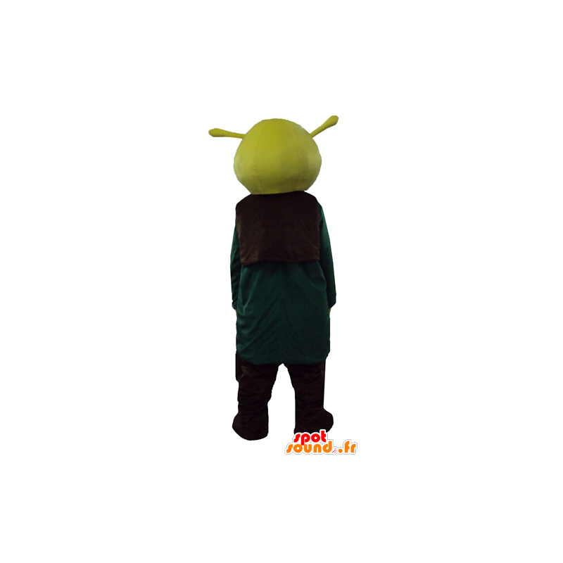 Mascot Shrek, o famoso desenho animado ogro verde em Shrek Mascotes