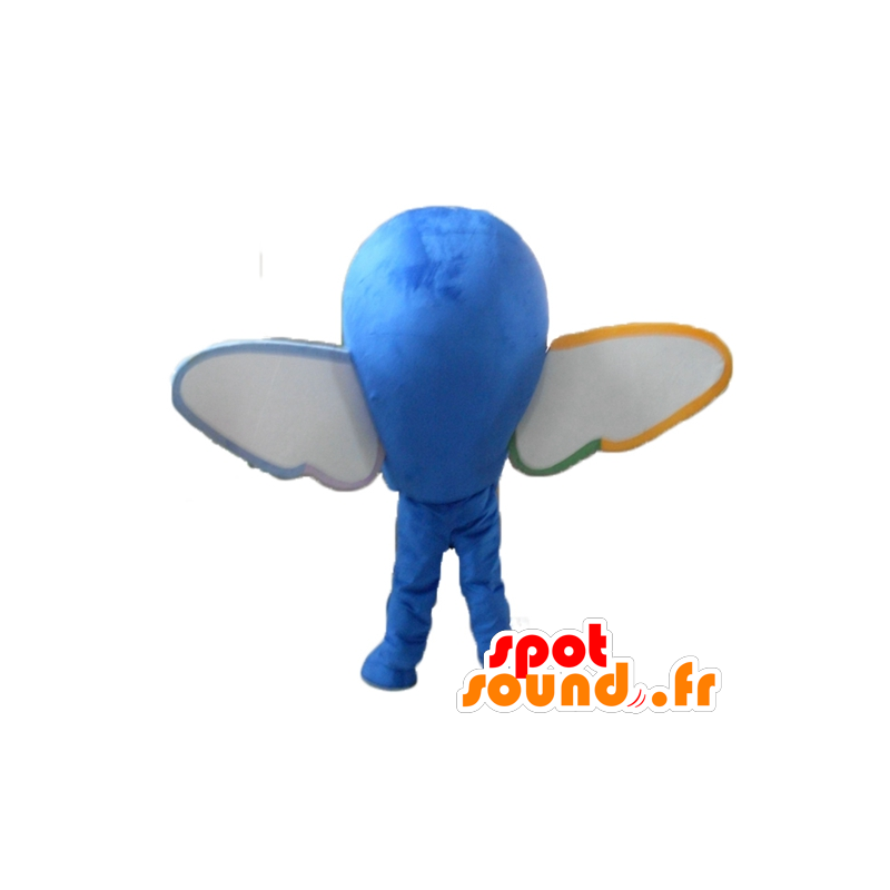 Purchase Flying fish mascot, blue dolphin with wings in Mascot Dolphin