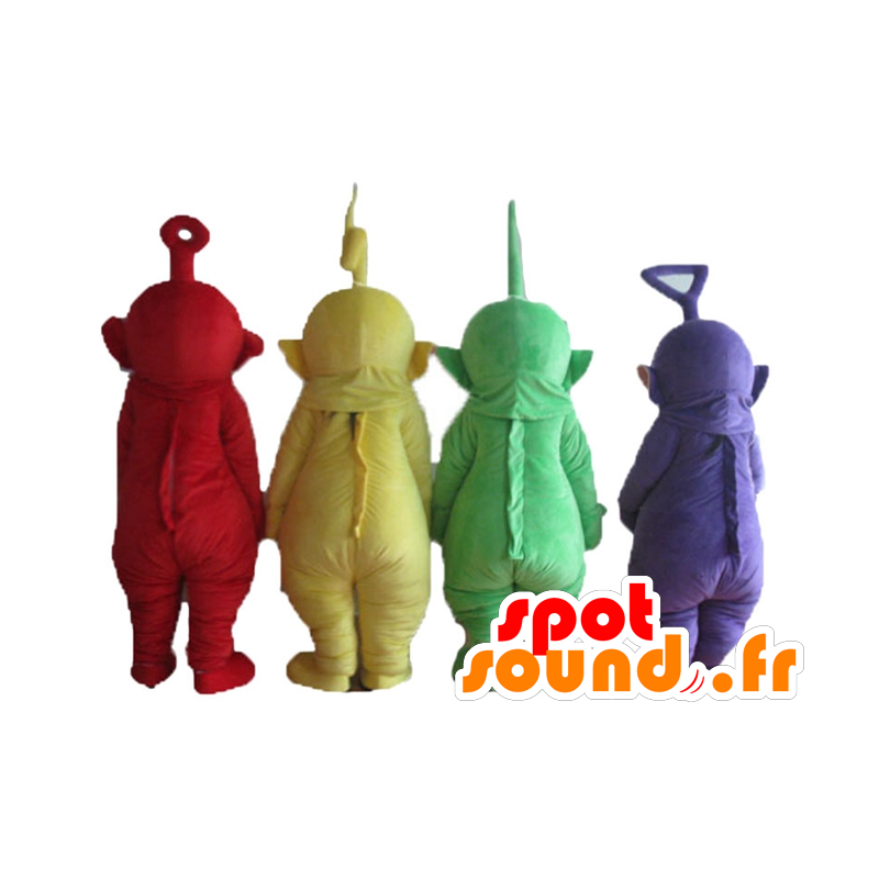 Purchase 4 Teletubbies mascots, colorful characters of TV series in ...