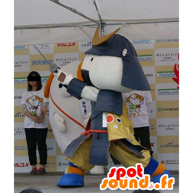 Purchase Musubimaru mascot, warrior with helmet and armor in Yuru-Chara ...