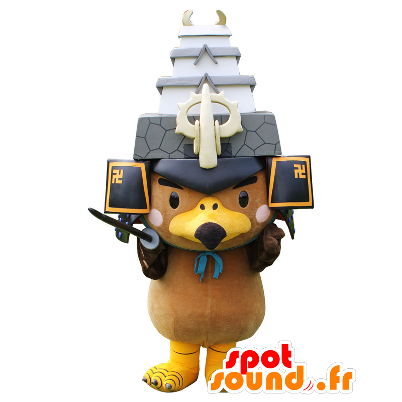 Purchase Mascot Takamaru-Kun, imperial eagle, brown and yellow in Yuru ...