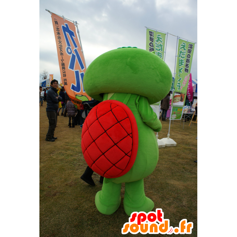 Purchase Kaparu mascot, green turtle, yellow and red in Yuru-Chara ...