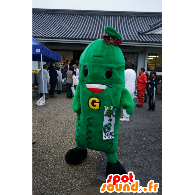 Purchase Mascot Chibi-Goya, giant pickle green and smiling in Yuru ...