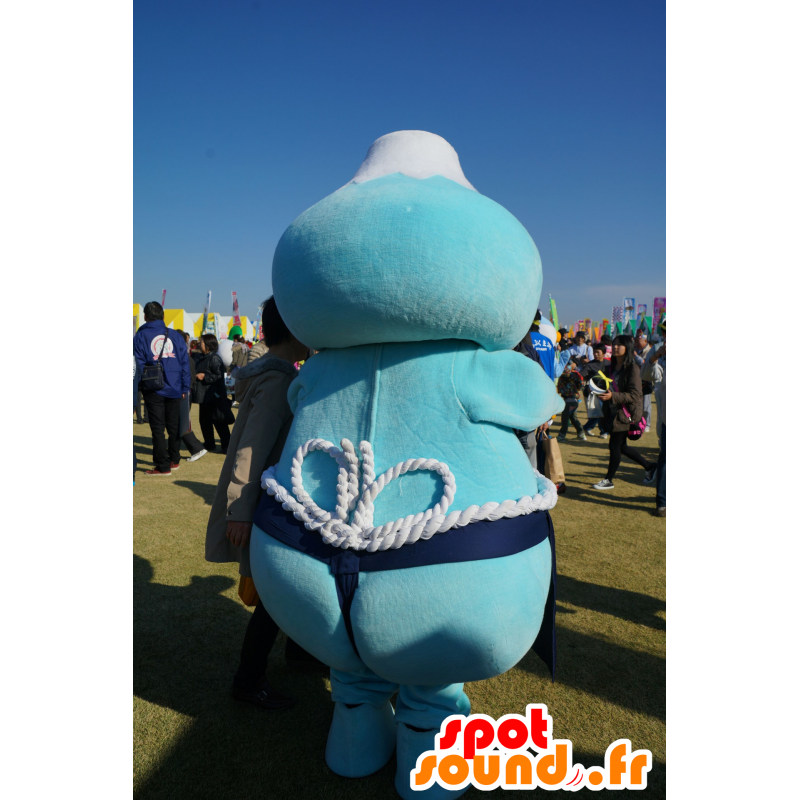 Purchase Mascot character blue, blue and white sumo in Yuru-Chara ...