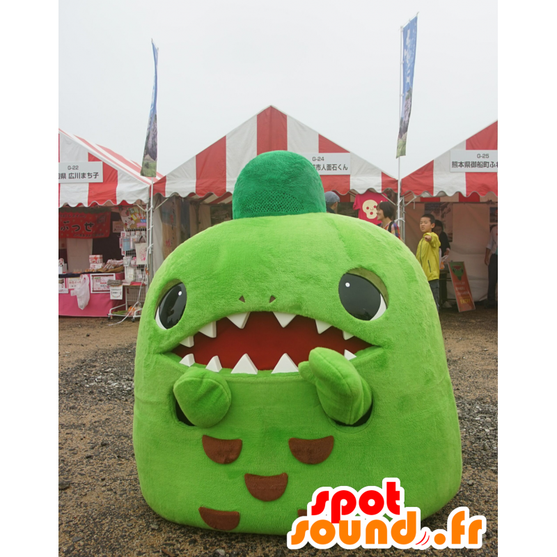 Purchase Funemaru mascot, green and brown monster with teeth in Yuru ...