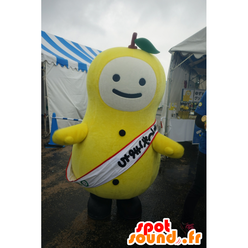 Purchase Yuzumo mascot, yellow and white man, fruit, pear in Yuru-Chara ...