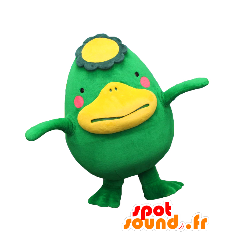 Purchase Mascot of Kurume, green and yellow duck, plump and funny in ...
