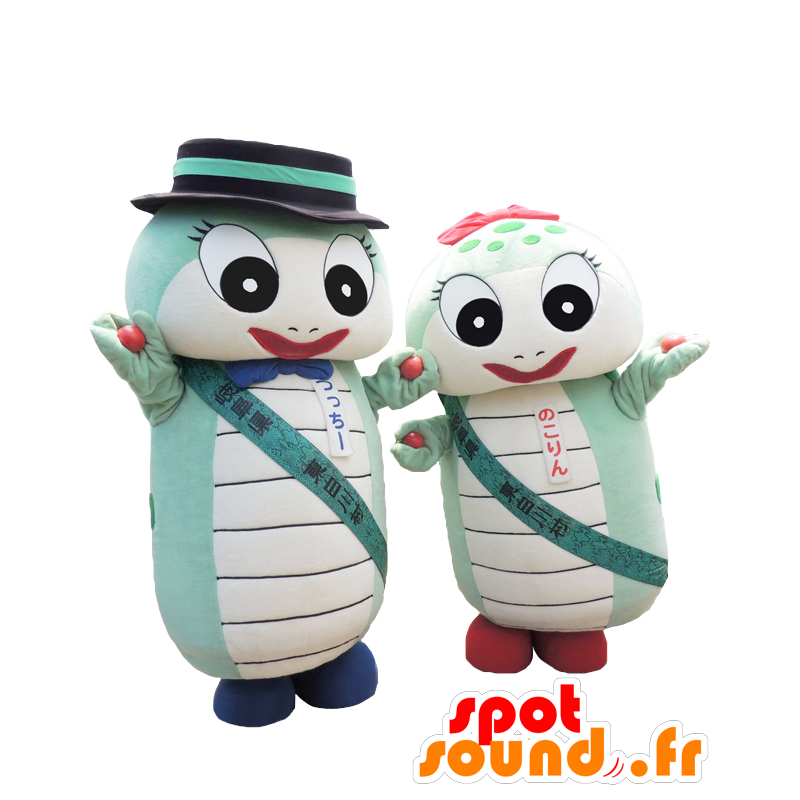 Purchase Mascot Tsutchi and Colin, 2 blue and white turtle in Yuru ...