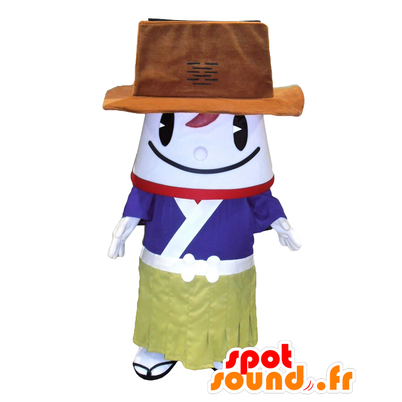 Purchase Tsushimaru mascot, Asian man with a big hat in Yuru-Chara ...