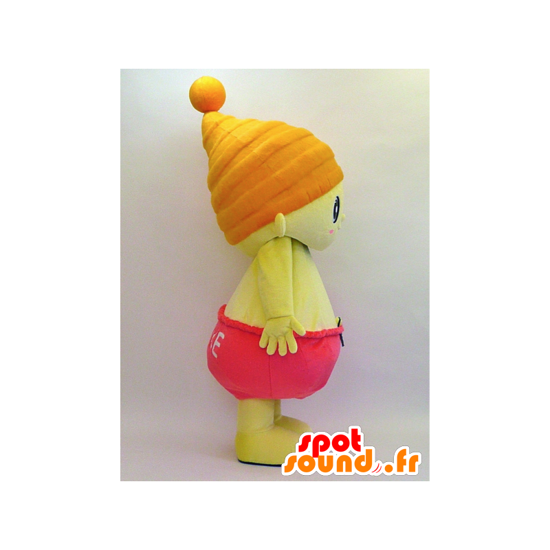 Purchase Mascot Mikkel. Small child with a bonnet mascot in Yuru-Chara ...