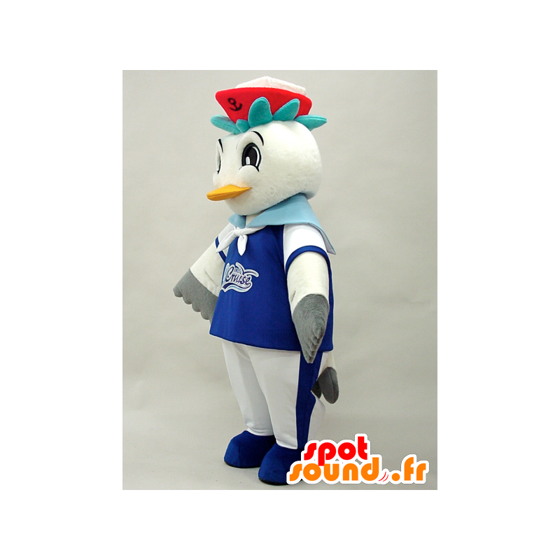 Purchase White gull gray mascot and a sailor outfit in Yuru-Chara ...