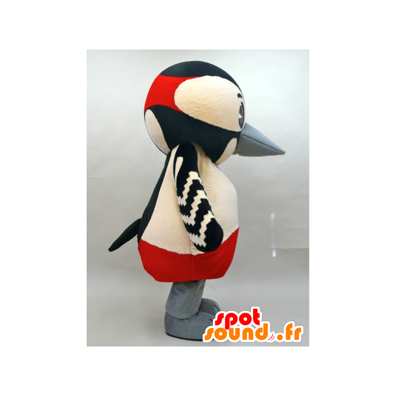 Purchase Mascot beige bird, black, red and white in Yuru-Chara Japanese ...