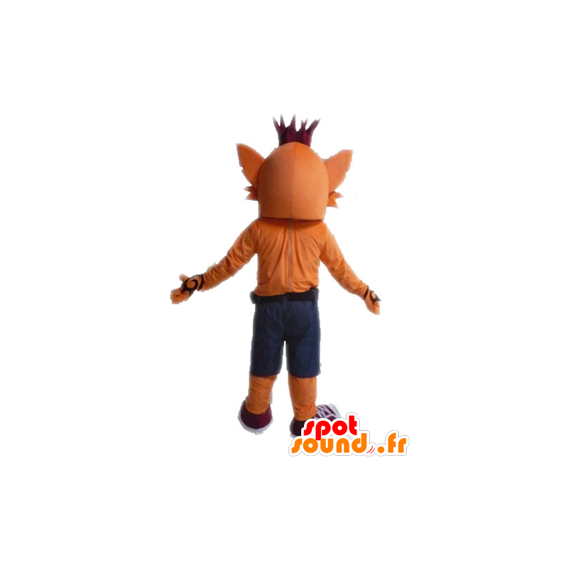 Purchase Mascot Crash Bandicoot, famous video game fox in Mascots Fox ...