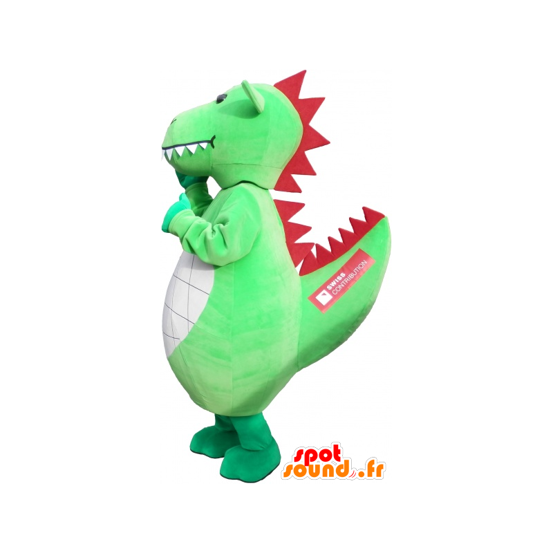 Purchase Giant and impressive green dinosaur mascot in Mascots dinosaur