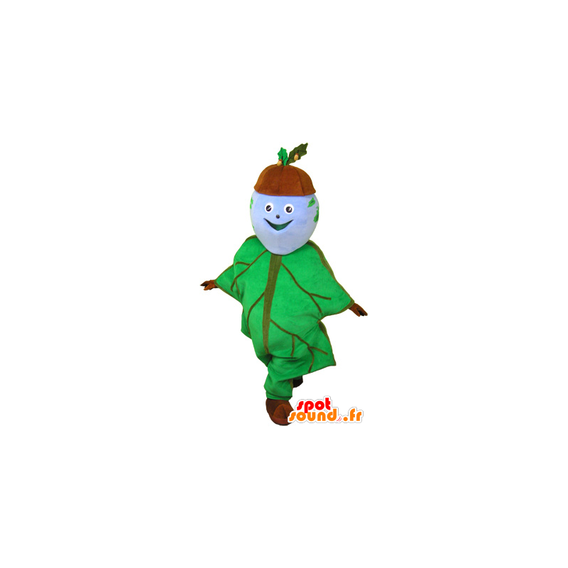 Purchase Acorn mascot dressed in oak leaf in Mascots of plants