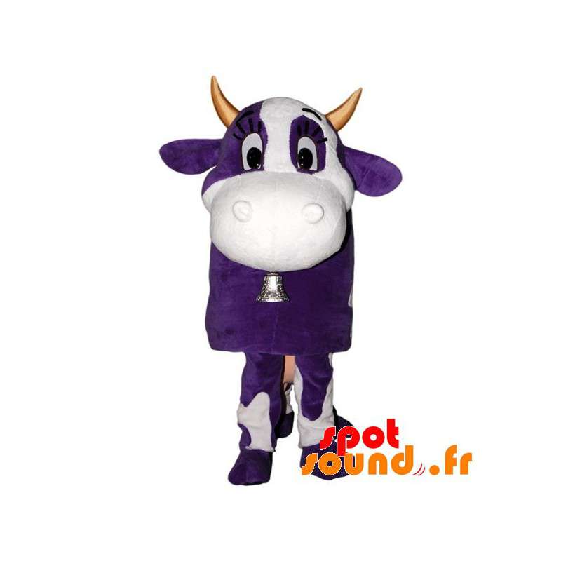 Purchase Mascot Famous Cow White And Violet Milka in Mascot cow