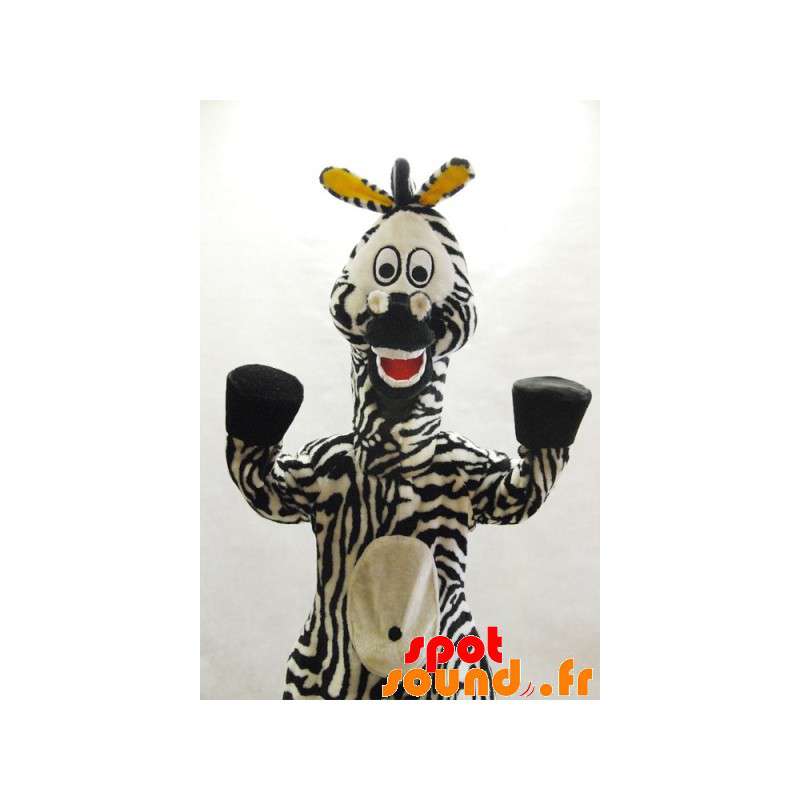 Marty la cebra de la mascota del famoso dibujo animado Madagascar en ...