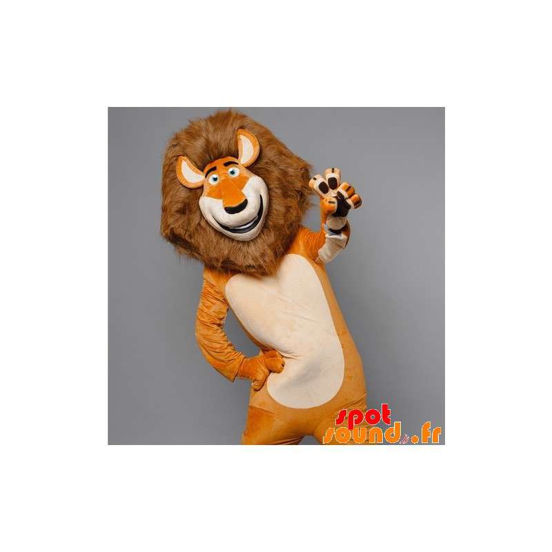 Mascot Alex o leão famoso Madagascar em Celebridades Mascotes