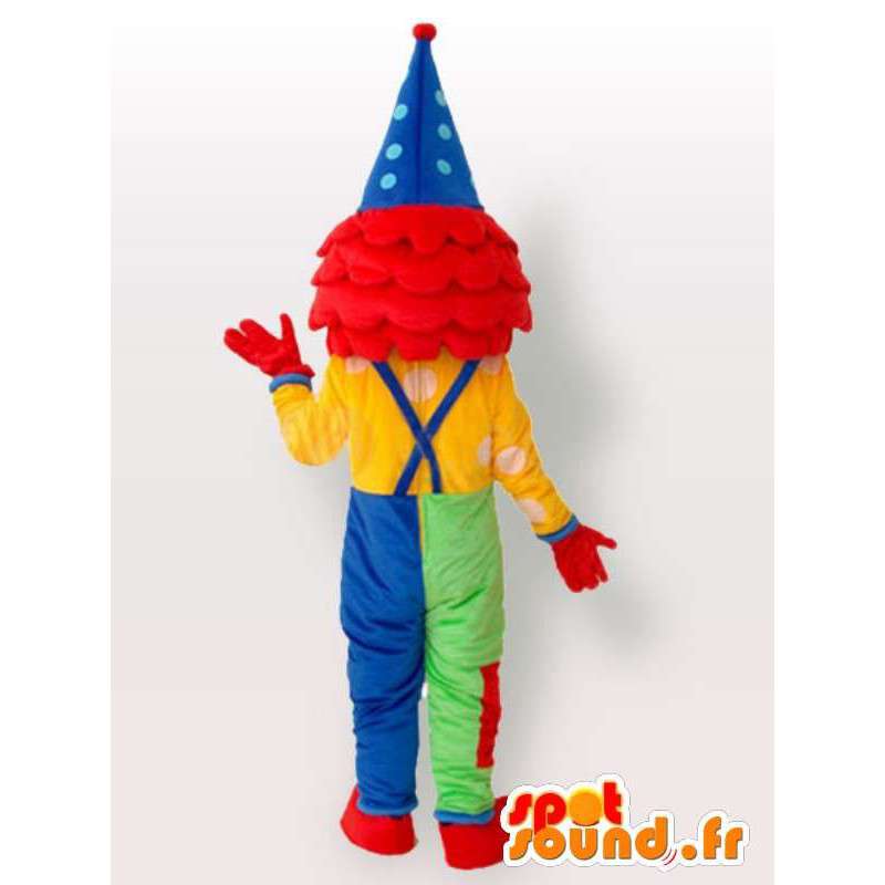 Purchase Mascot clown orange and blue - Clown Costume in Mascots circus