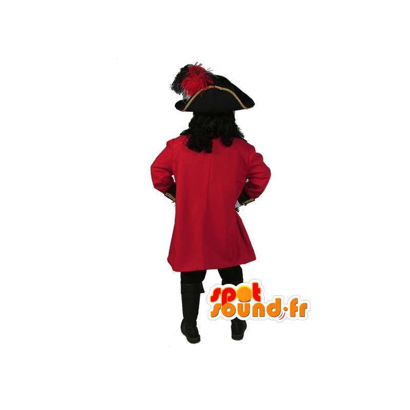 Purchase Red pirate mascot - Pirate Captain Costume in Mascottes de Pirate