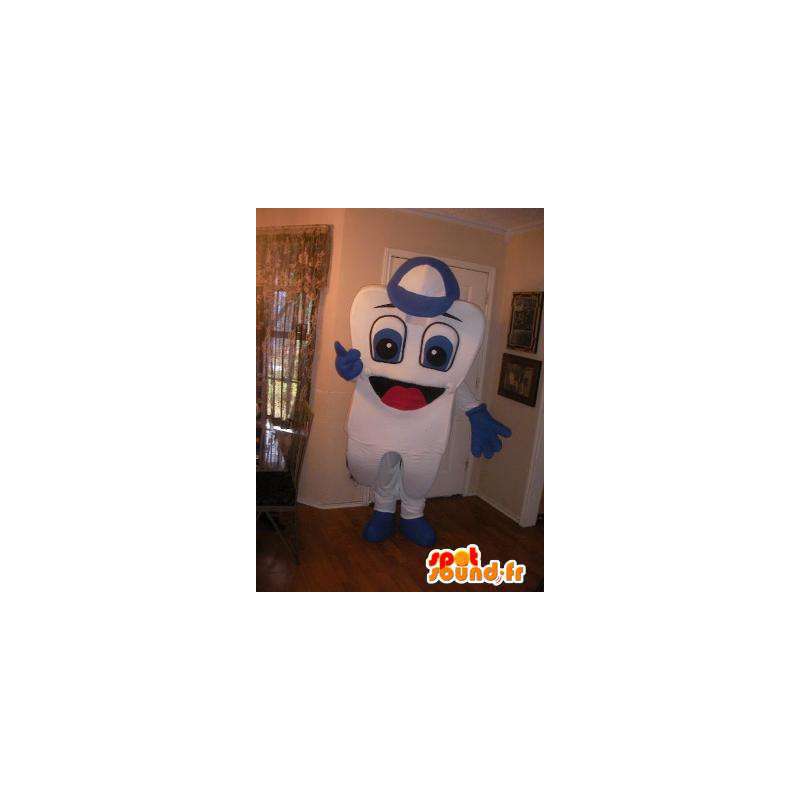 Purchase Tooth Mascot giant white and blue - tooth Disguise in Mascots ...
