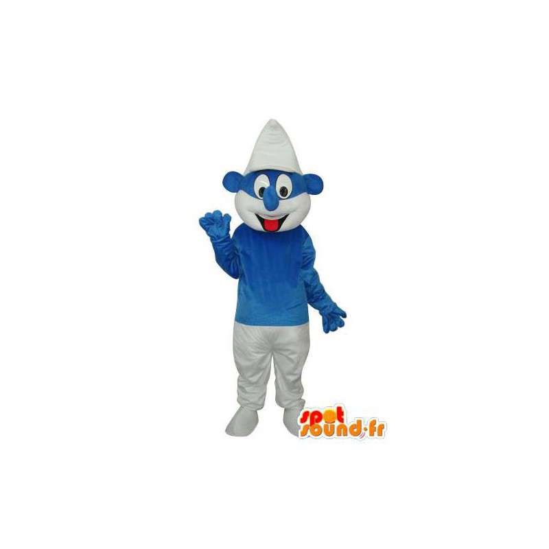 Purchase Smurf blue white mascot - Costume Smurf Plush in Mascots the ...